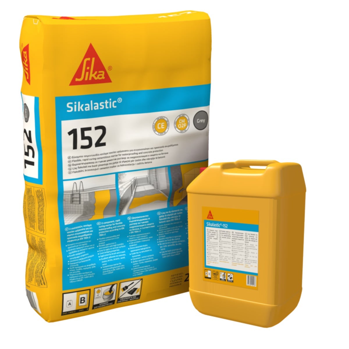 Комплект Sikalastic ® -152 (A+B) - Супер еластична 2-К гідроізоляція з ...